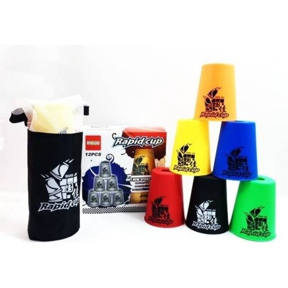 แก้วสแต็ค พร้อมถุงStackMagicFlyingCup 266 | Shopee Thailand