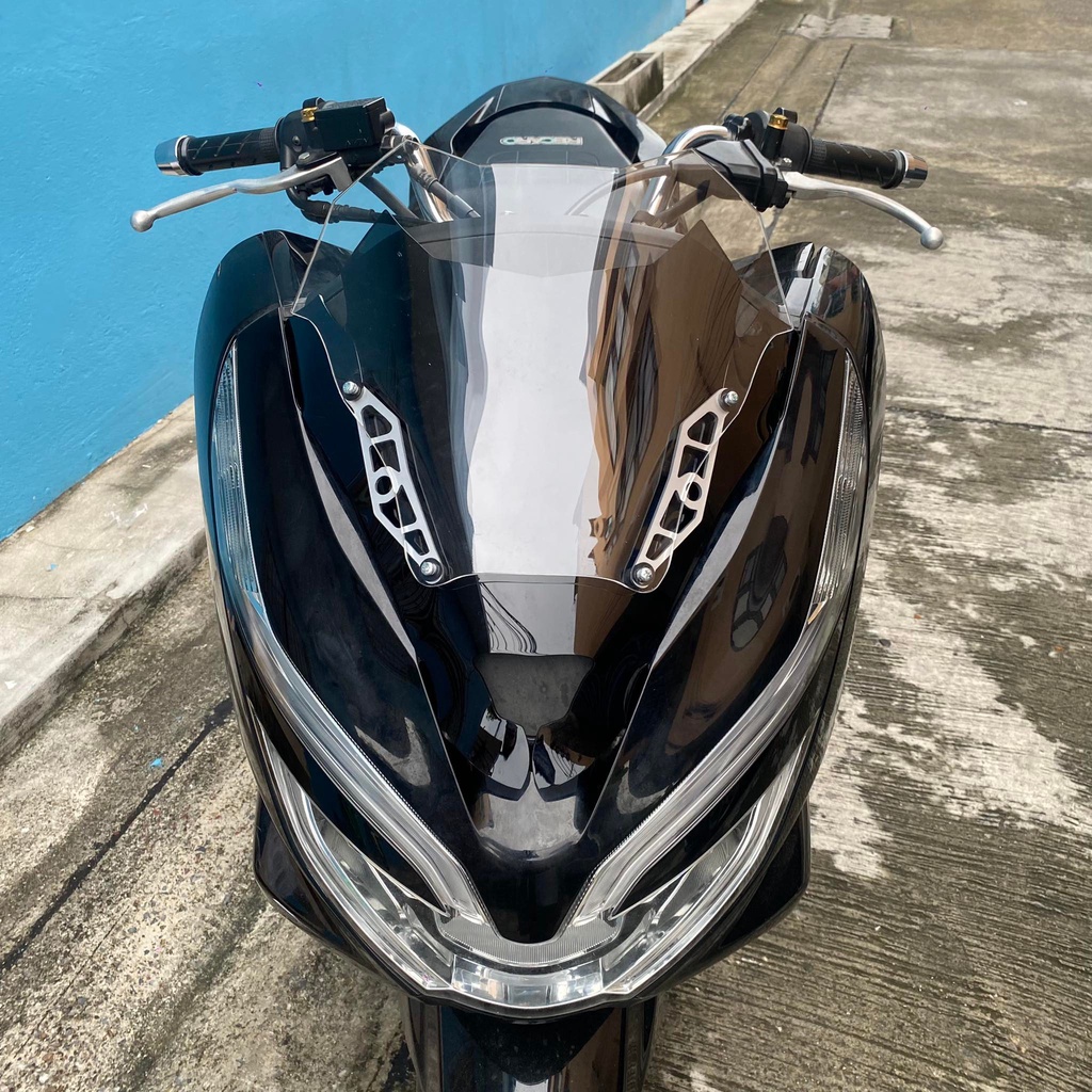 ชิวหน้าPCX ปี2018-2020 ทรงซิ่ง ชิวสองขั้นรุ่นใหม่ กำลังฮิต มีหลายสีให้เลือก ชิวแต่งPcx18-20 ชิว ...