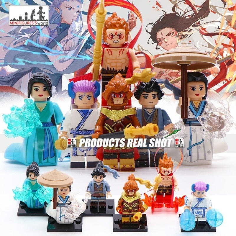 ฟิกเกอร์ รูปการ์ตูนงู Sun WuKong Na Zha Bai SuZhen Xu Xian Ao Bing ขนาด ...