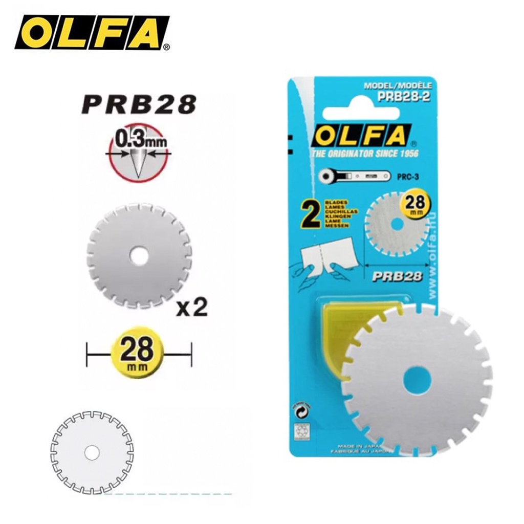 มีดคัตเตอร์ OLFA แบบตัดปรุ 28 มม.รุ่น PRC-3/C ,ใบมีด OLFA รุ่น PRB28-2 ( คัตเตอร์โรตารี่ โอฟ่า ...