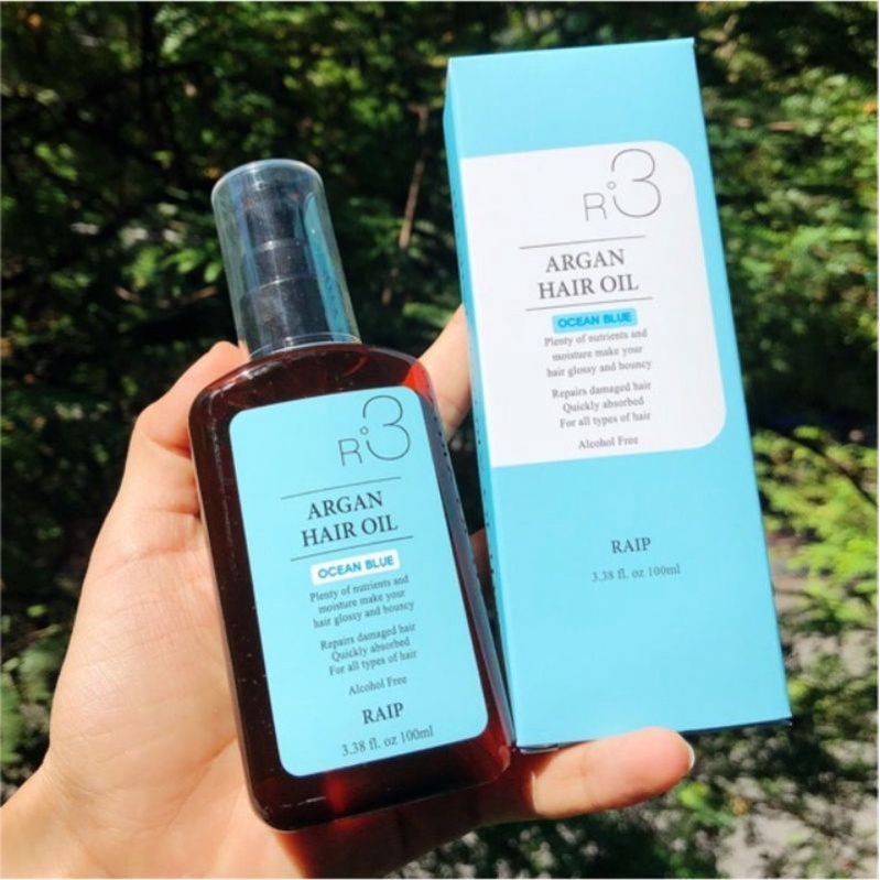 Raip R3 Argan Hair Oil 100ml. #Ocean Blue | Shopee Thailand