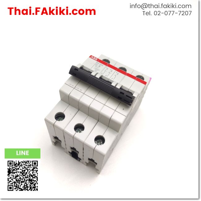 พร้อมส่ง,(C)Used, SH203-C6 Breaker ,เบรกเกอร์ สเปค 3p 6a ,ABB (66-002-054) | Shopee Thailand