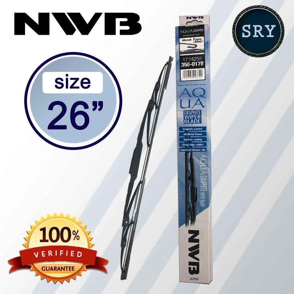 NWB ใบปัดน้ำฝน NWB AQUA GRAPHITE ขนาด 26 นิ้ว | Shopee Thailand
