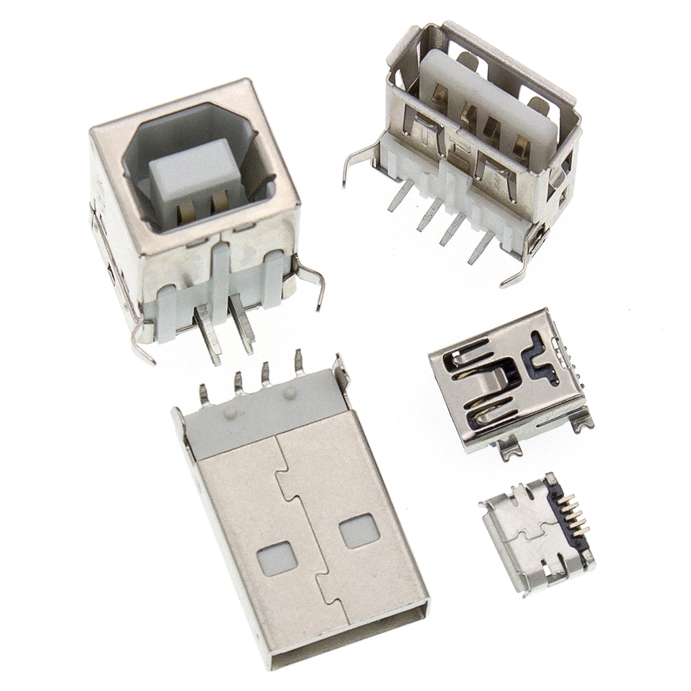 10 ชิ ้ น USB ประเภท A/B micro USB MK5P mini USB SMD พอร ์ ตมาตรฐาน ...