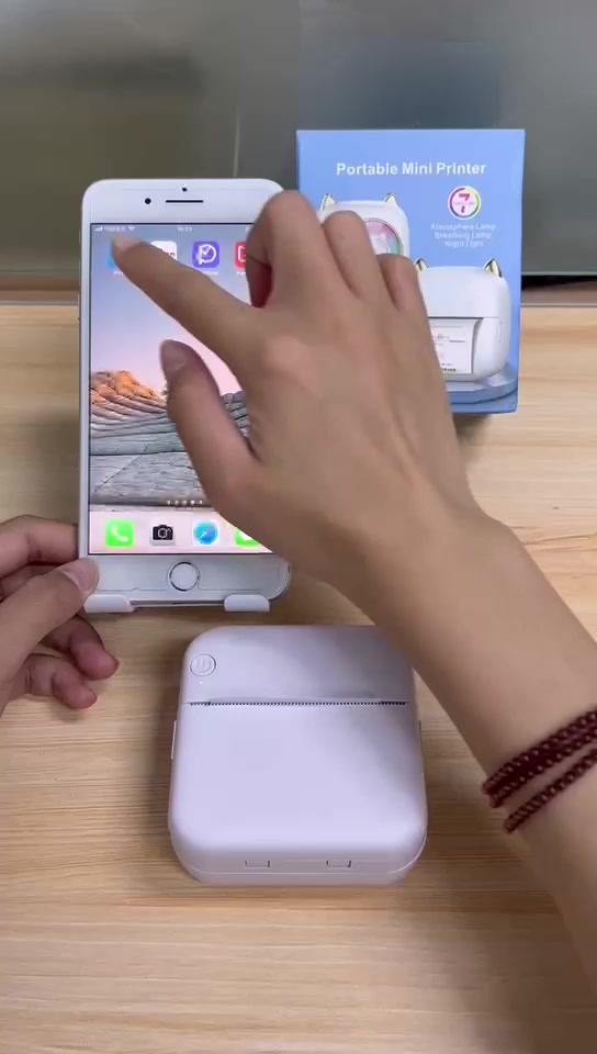 MICOO เครื่องปริ้นพกพา Mini Printer ไม่ต้องขอหมึก เครื่องปริ้นมินิ ...