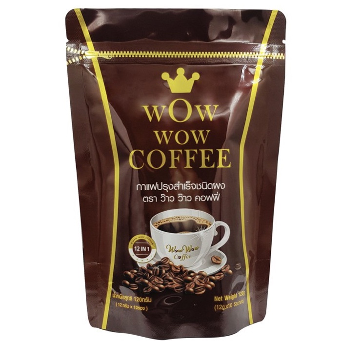 พิเศษ!! กาแฟ ว้าว ว้าว คอฟฟี่ Wow Wow Coffee กาแฟหุ่นสวยเพื่อรูปร่างที่ดี บรรจุ 10 ซอง | Shopee ...