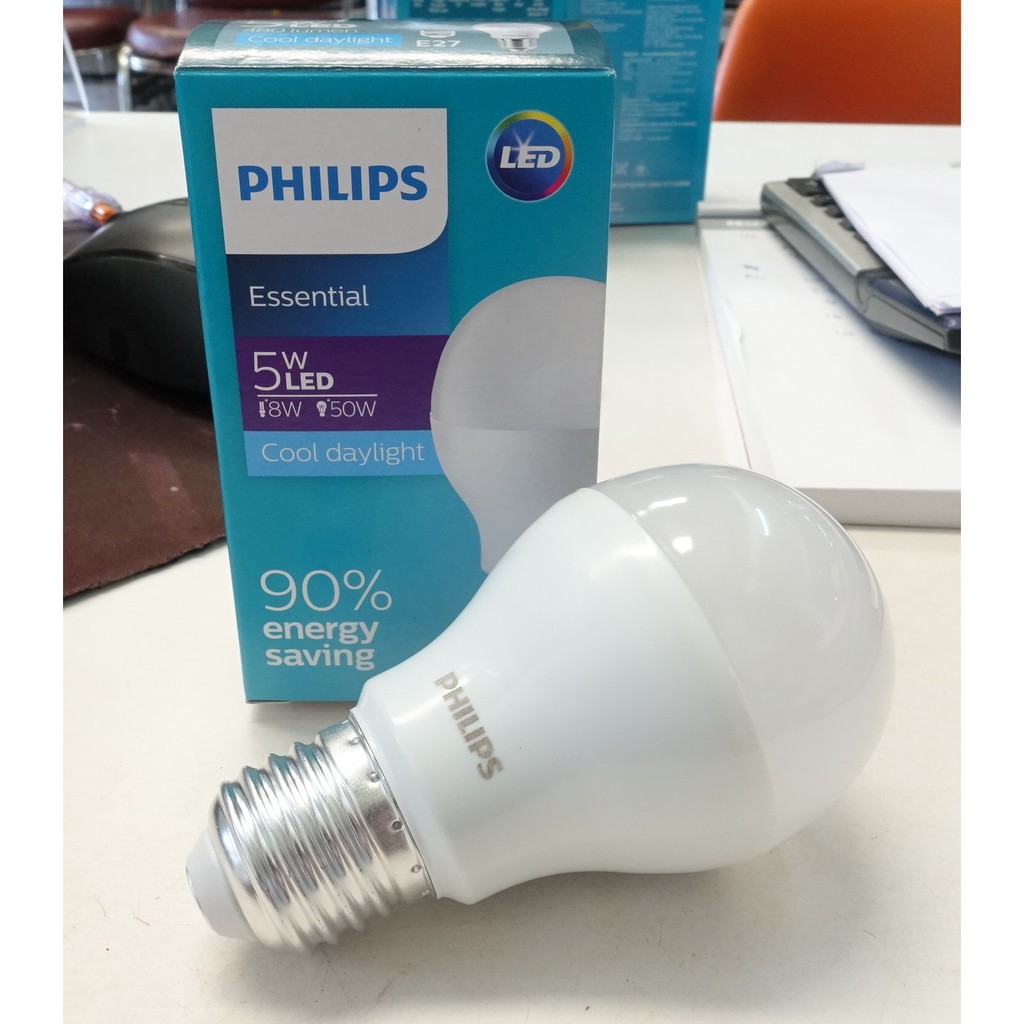 Philips ESS LED 5W Daylight | Shopee Thailand