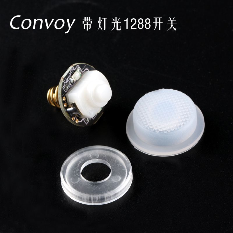 Convoy 3 ชิ้น/เซ็ต DIY 1288 สวิทช์ LED Blue Light สําหรับ Convoy C8 M1 ...