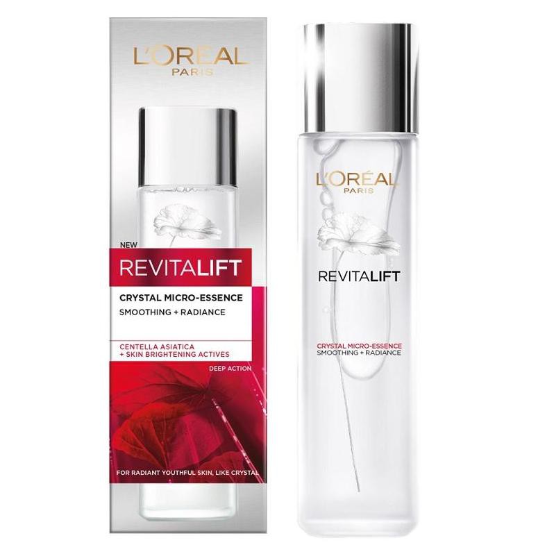 L'Oreal Revitalift Crystal Micro-Essence 130ml.ลอรีอัล คริสตัล ไมโคร-เอสเซนส์ น้ำตบหน้าเด้ง ...