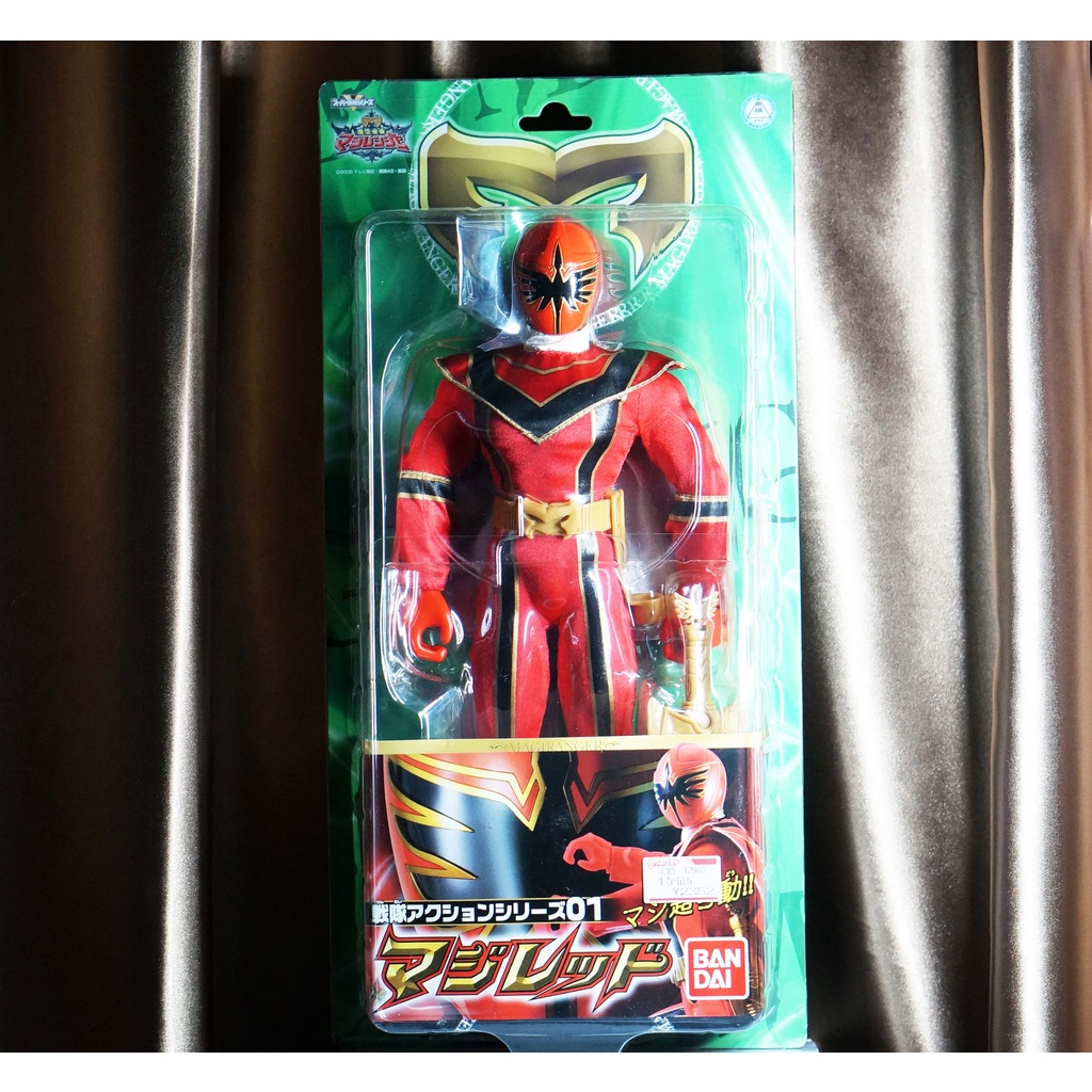 Bandai Super Sentai Mahou Sentai Magiranger Action Series 01 Maji Red ...