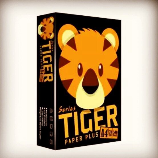 กระดาษ A4 TIGER Paper Plus ขนาด 70แกรม 500 แผ่น จำนวน1 รีม | Shopee ...