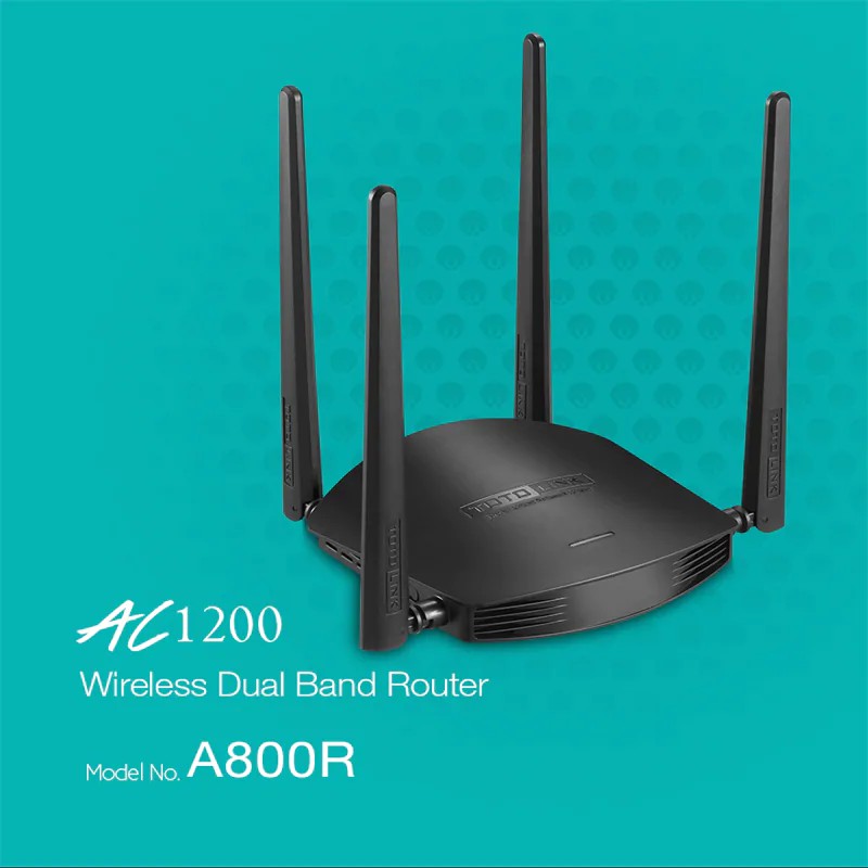 TOTOLINK A800R AC1200 Wireless Dual Band Router | Shopee Thailand