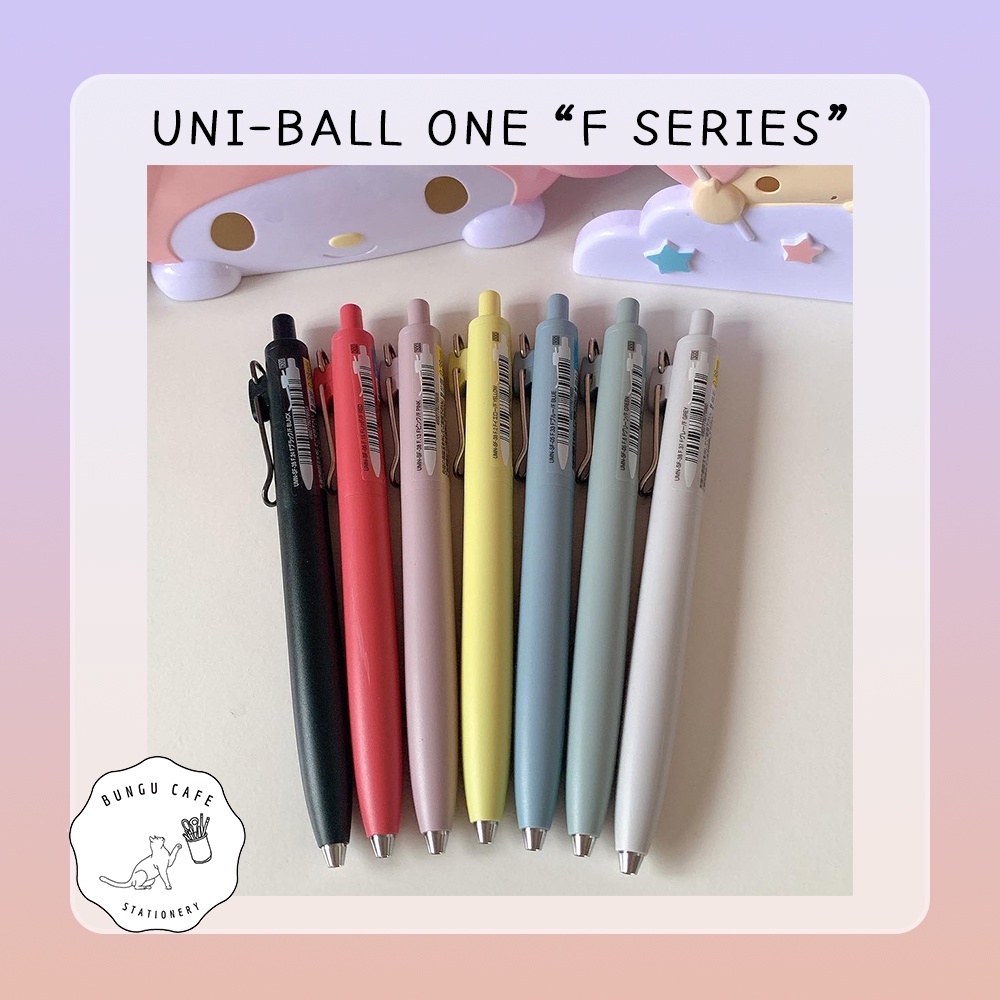 Uni-ball one "F series" Gel Ball Pen ((Black ink) 0.38-0.5 mm. / ปากกา ...