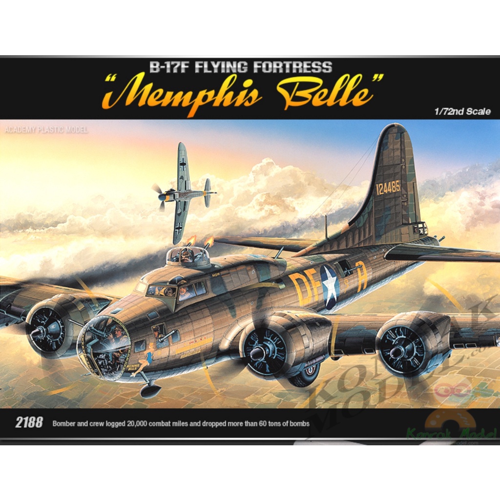 ACADEMY 12495 B-17F FLYING FORTRESS [1/72] | Shopee Thailand