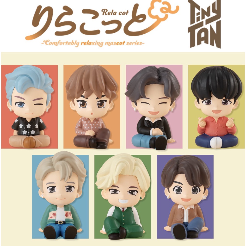แคนดี้ทอย TinyTAN BTS - Candy Toy RELA COT TinyTAN Dynamite [ครบชุด] | Shopee Thailand