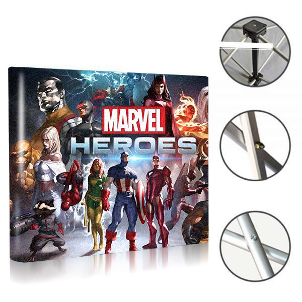 Popup Pull Frame Backdrop ขาตั้งฉากแบล็คดรอป 3x2 3x3 3x4 3x5 ฟูเฟรม(ตรง ...