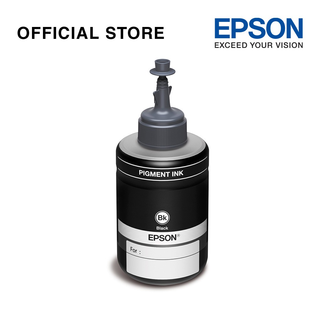 หมึกเติมกันน้ำ Epson T774 Inks Bottle 140 ml (C13T774100) กันน้ำ สีดำ ...