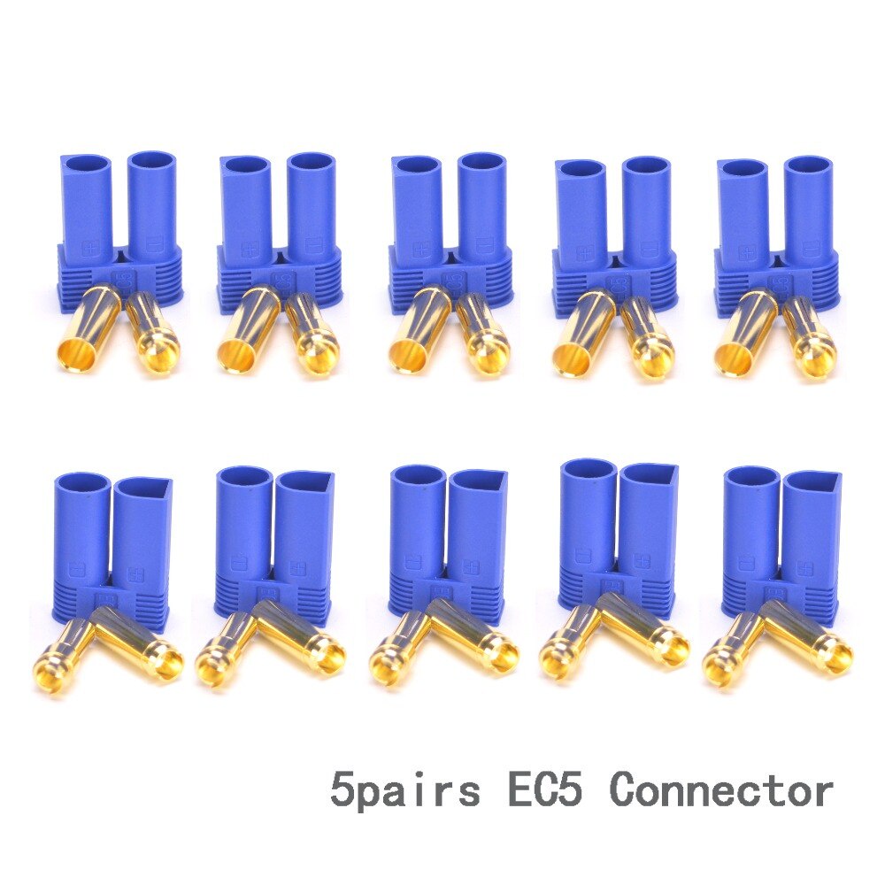 5Pair/lot XT30 XT30U XT30UPB / XT60 / XT90 / T plug / MPX / EC2 EC3 EC5 Bullet Connector Male ...