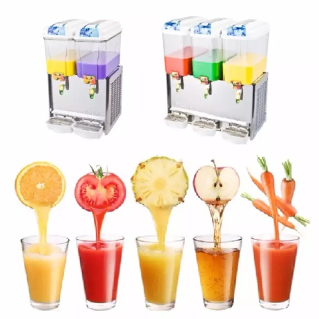 FUJI ICE เครื่องจ่ายน้ำหวาน 2 โถ (18 ลิตร) ฟูจิไอซ์ | Shopee Thailand