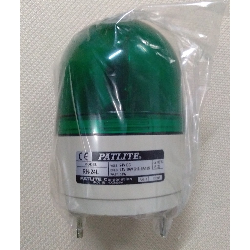 PATLITE : Rotary warning light RH-24L ไฟหมุน 24 VDC | Shopee Thailand