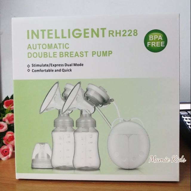 เครื่องปั๊มนมไฟฟ้า RH228 ปั๊มนมเต่าทอง ปั๊มนมไฟฟ้า ปั๊มนมเต้าคู่ ...