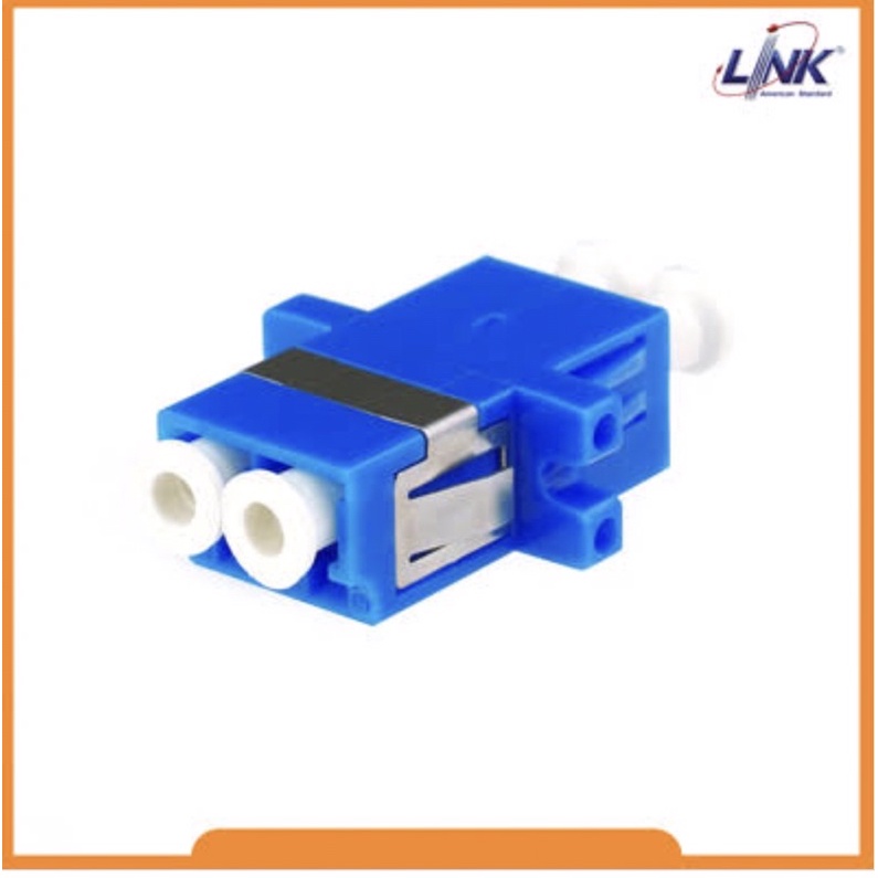 Link UF-0022DSM LC Duplex Fiber Optic Adapter, Single-mode Coupling, Ceramic Sleeve, PC Housing ...