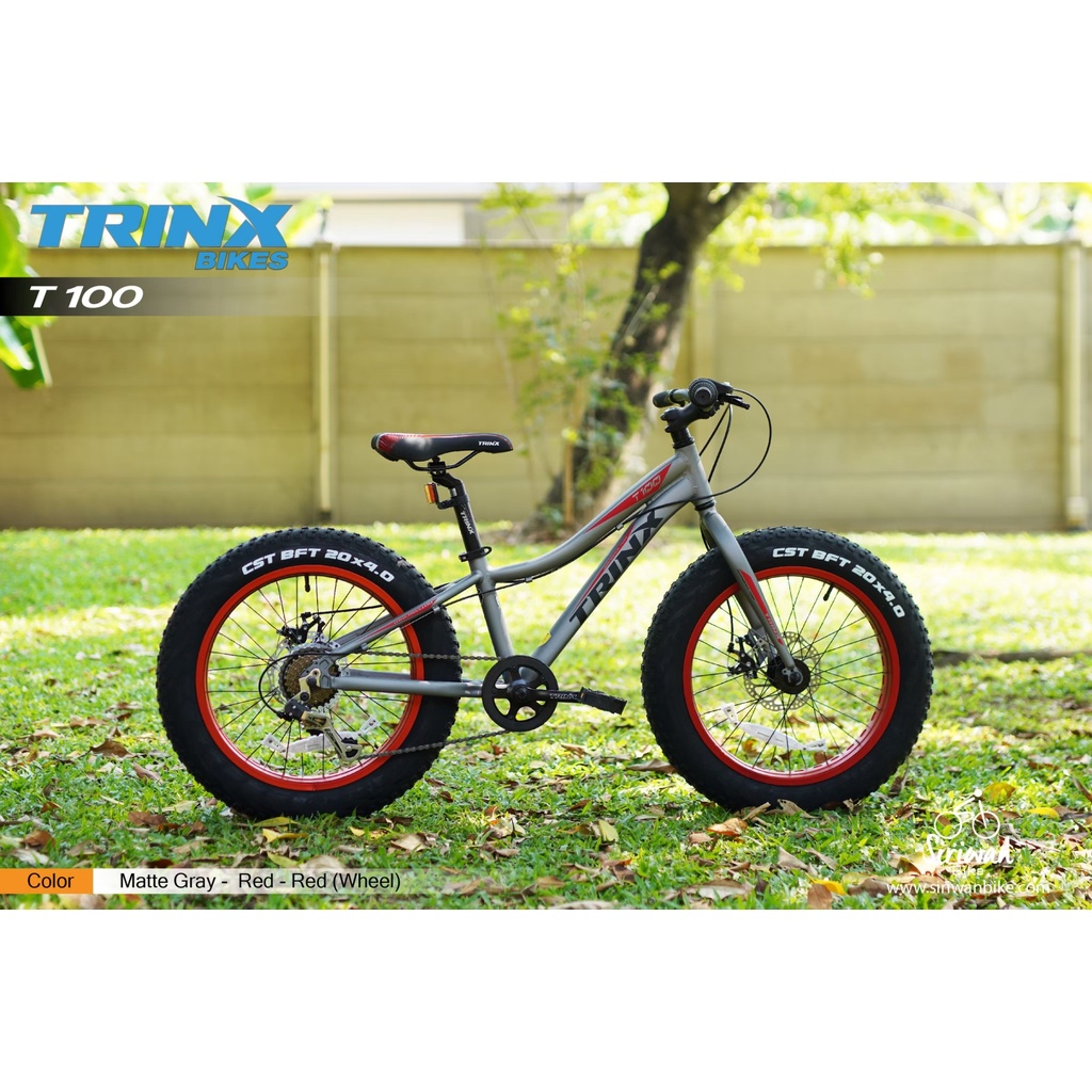 *ผ่อนได้ คอยน์คืน* TRINX T100 จักรยานเด็กล้อโต 20" อลูฯ 7 สปีด | Shopee Thailand