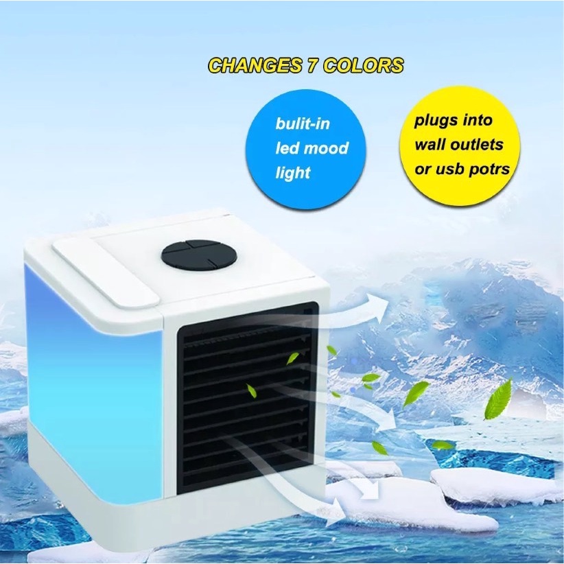Personal Space Air Cooler Portable Conditioner Mini USB Evaporative ...