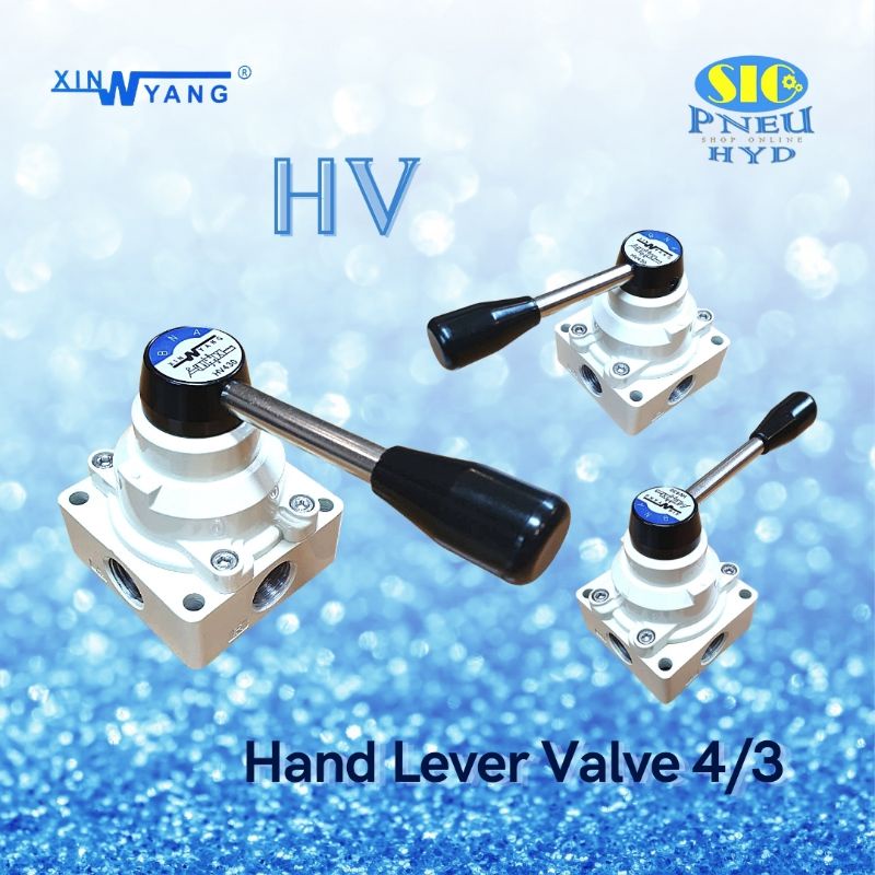 HV-02 , HV-03 , HV-04 Hand Lever Valve 4/3 Way | Shopee Thailand