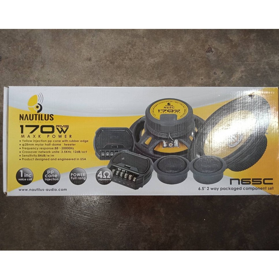 Nautilus N65C แยกชิ้น 6.5" 2 ทาง เสียงดี มีคุณภาพ ประกัน 1 ปี | Shopee ...