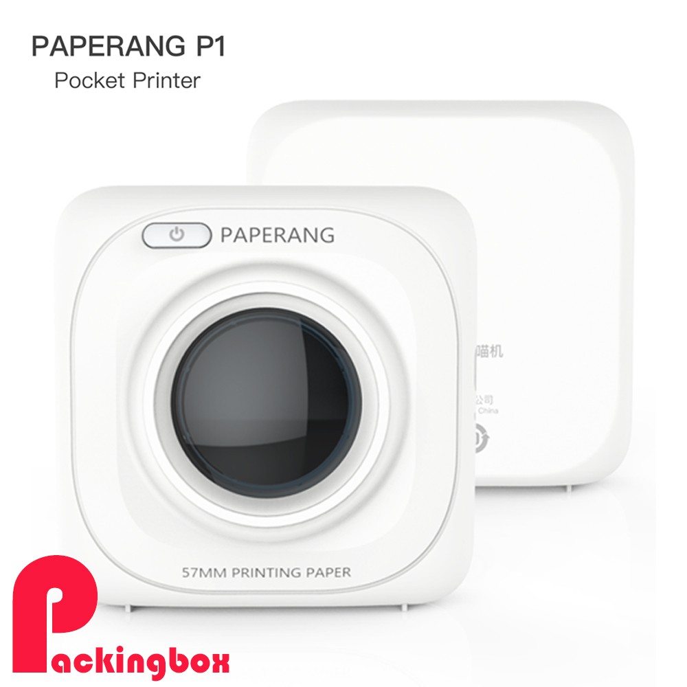 ของแท้100% แถมกระดาษสติ๊กเกอร์3ม้วน เครื่องปริ้นเตอร์ P1 paperang ...