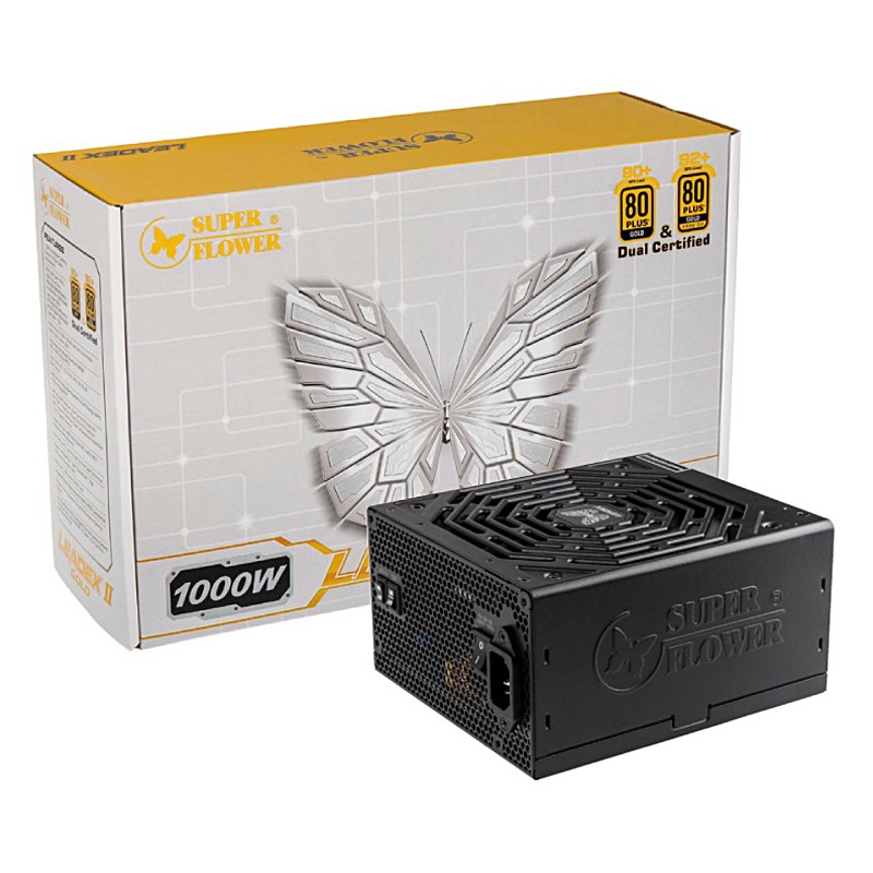 POWER SUPPLY (อุปกรณ์จ่ายไฟ) SUPER FLOWER LEADEX II 1000W GOLD รับ ...