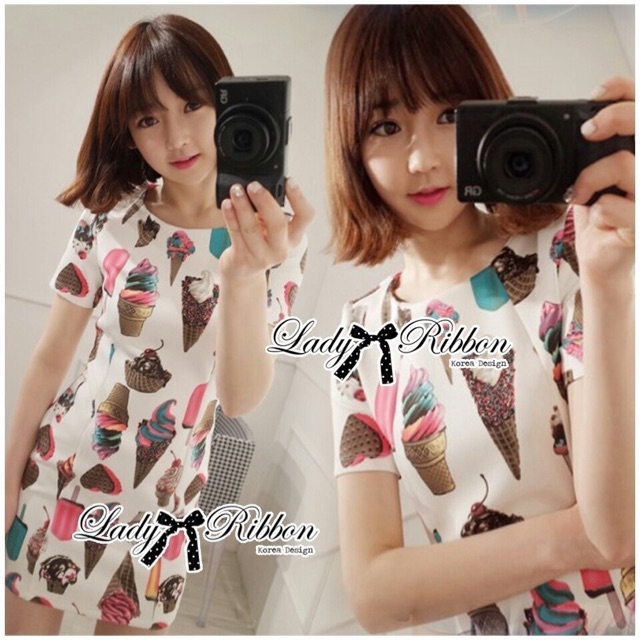 Lady Gemma Candy Sweet Tooth Printed Dress | Shopee Thailand