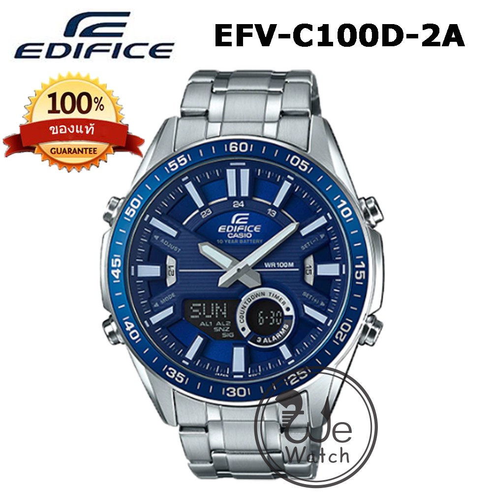 CASIO Edifice รุ่น EFV-C100 EFV-C110 นาฬิกาผู้ชาย แบตเตอรี่ 10 ปี 2 ...