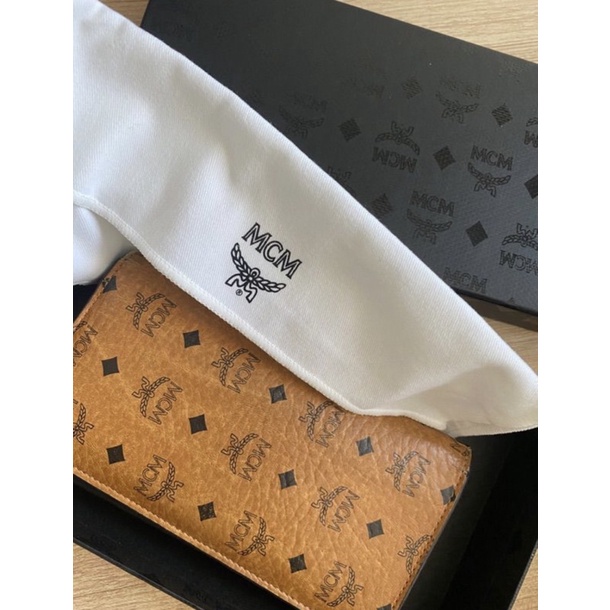 mcm long wallet (used) | Shopee Thailand