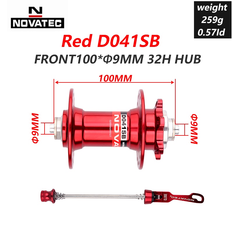 Novatec D041SB D042SB ฮับดิสก์เบรกจักรยานเสือภูเขา 28 32 36 หลุม 8 9 10 ...