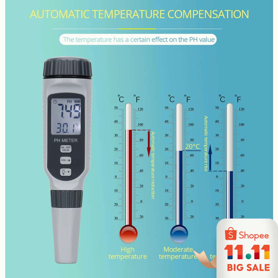SMART SENSOR เครื่องวัดคุณภาพน้ำ แบบพกพา แบบมืออาชีพ เครื่องวัดค่าความ ...