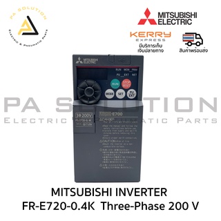 MITSUBISHI INVERTER FR-E720-0.4K Input 3-Phase 200-240VAC Output 3-Phase 200-240VAC 0.2-400H ...