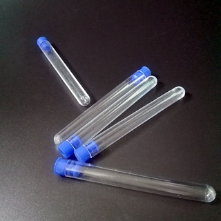 100 piece laboratory Test Tube 13x100 mm8ml Clear Plastic Test Tubes ...
