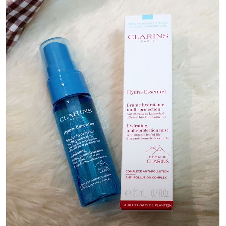 Clarins Hydra-Essentiel Hydrating Multi-Protection Mist 20 ml. | Shopee ...