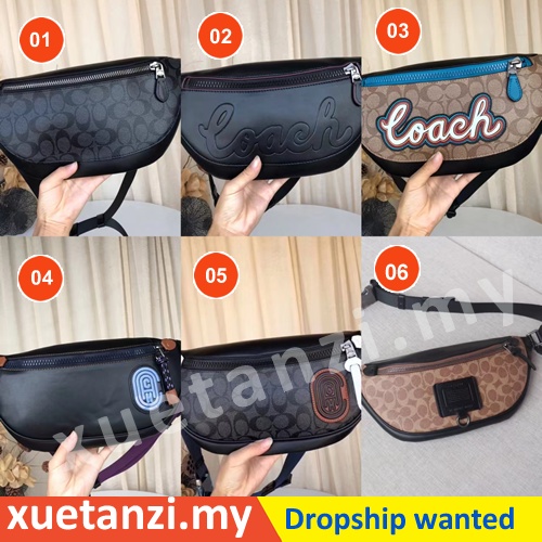 💯ของแท้ 🔥 Coach 78777 76799 76795 37951 69303 40345 79037 กระเป๋าคาดเอว ...