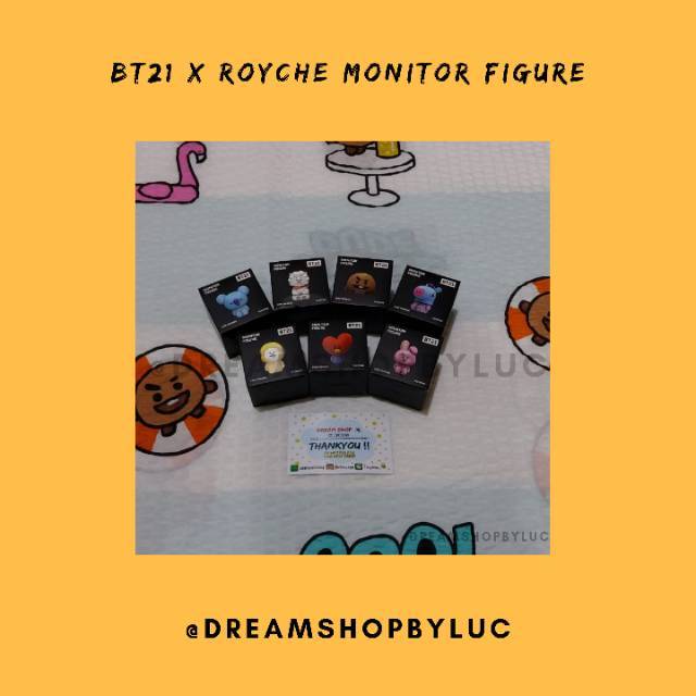 สั่งซื้อล่วงหน้าอย่างเป็นทางการ BT21 X ROYCHE MONITOR FIGURE | Shopee Thailand