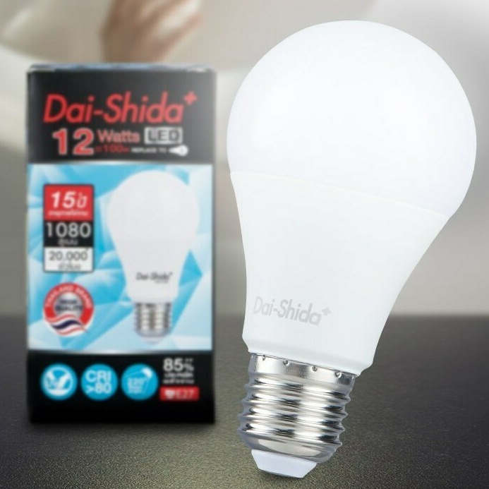 Dai-Shida หลอดไฟ LED Bulb DAI-SHIDA 7W/12W ขั้ว E27 แสง Daylight ...