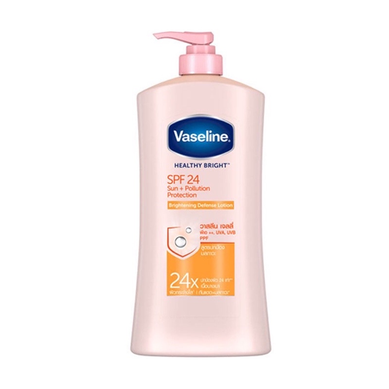 Vaseline Body Lotion Healthy Bright UV Lightening Pink 600 ml ...