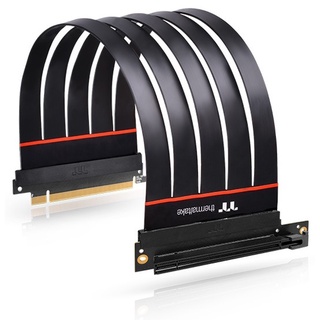200mm | 300mm RISER CABLE (สายพีซีไอ) Thermaltake TT Premium PCI-E 4.0 ...