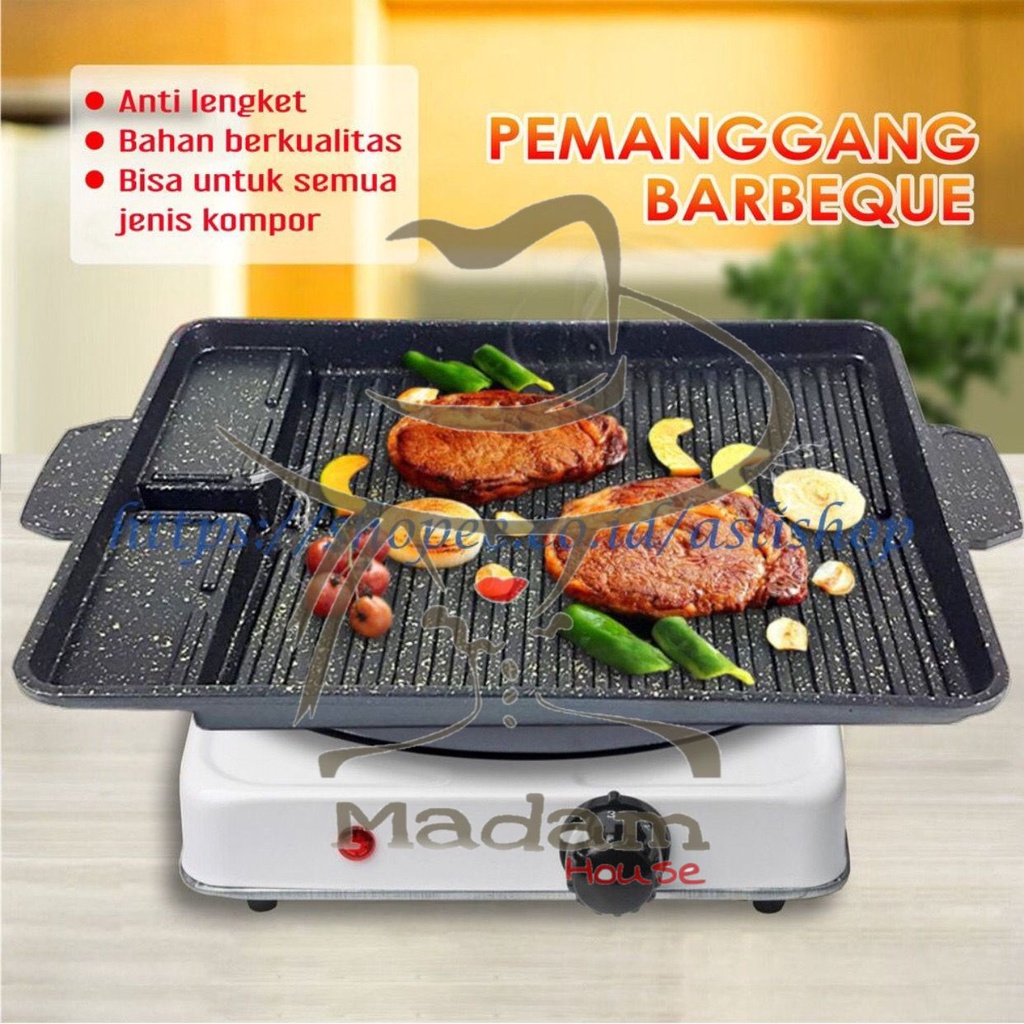Mh KOREAN GRILL PAN YAKINIKU BBQ MULTIFUNCTIONAL GRIILL | Shopee Thailand