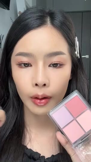 โอดีบีโอ พาเลทบลัชออน Signature 4 หลุม ปัดแก้ม 10g OD1309 odbo Signature 4 Shades Blusher ...