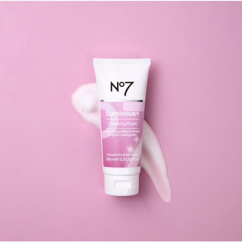 No7 โฟมล้างหน้าเพื่อผิวกระจ่างใส Luminous Cleansing Foam/Radiance ...