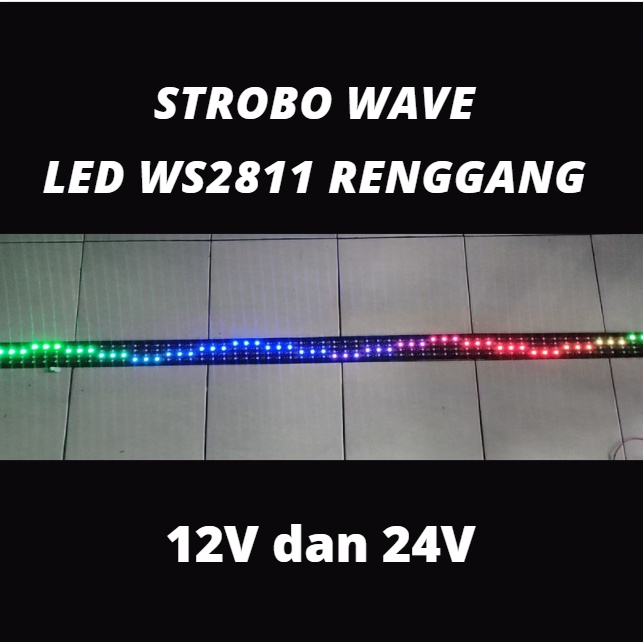 Wave LED แก้ว strobe WS2811 ยืด | Shopee Thailand