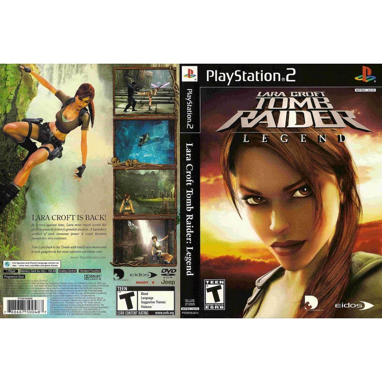 TOMB RAIDER LEGEND [PS2 US : DVD5 1 Disc] | Shopee Thailand